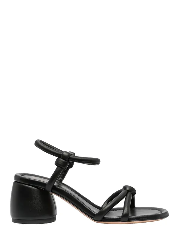GIANVITO ROSSI Cassis 60mm Leather Sandals - Black