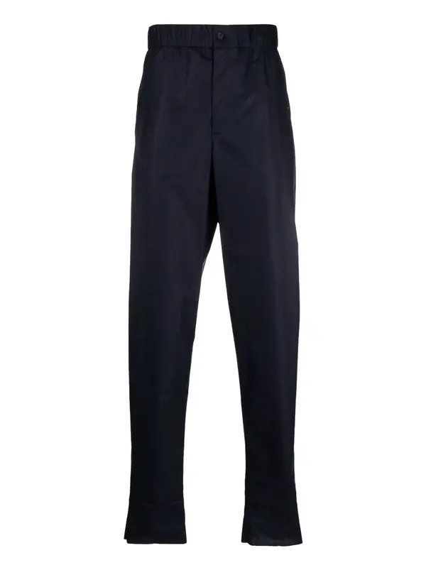 Giorgio Armani Elasticated-waist Trousers - Blue
