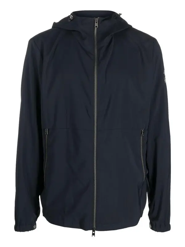 Woolrich Zip-up Wool Windbreaker - Blue