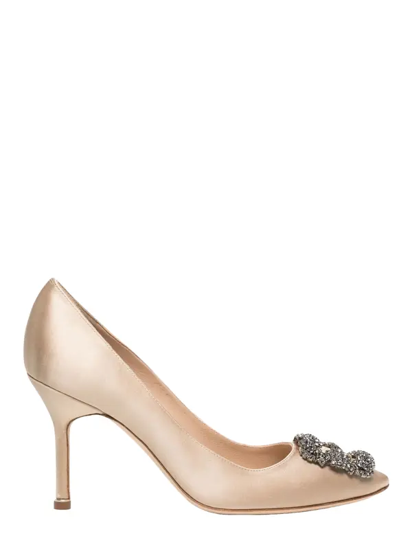 Manolo Blahnik Hangisi Pumps - Neutrals