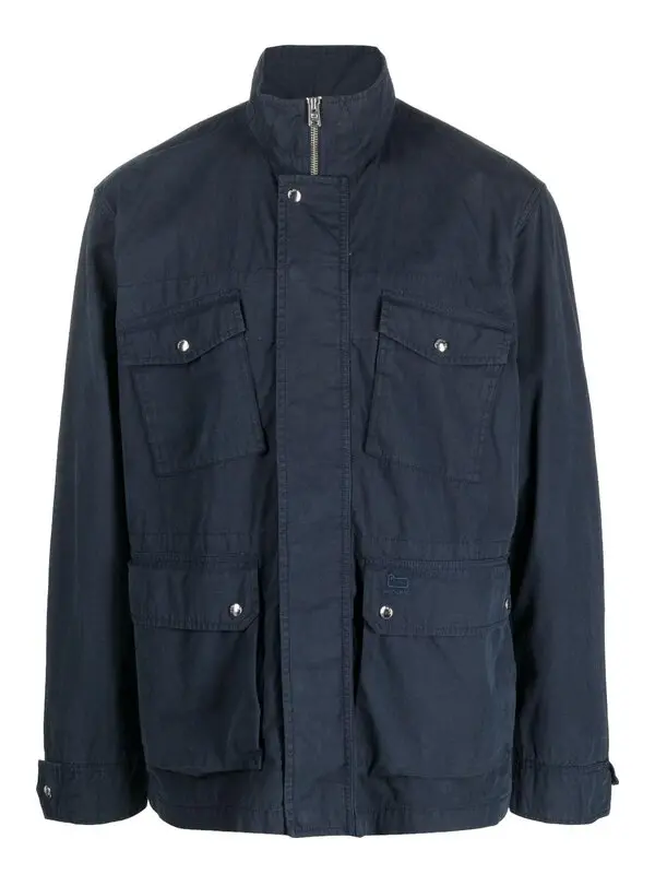 Woolrich Crew Field Cotton Jacket - Blue