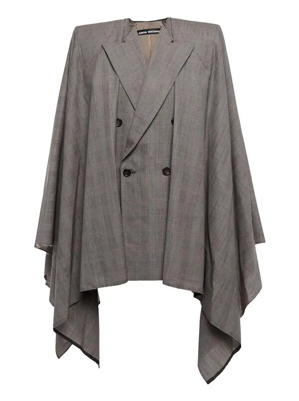 Junya Watanabe Wool Blazer Minidress - Black