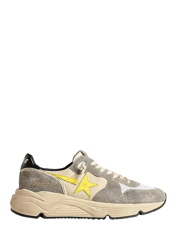 GOLDEN GOOSE Running Sole Lace-up Sneakers - Beige/black