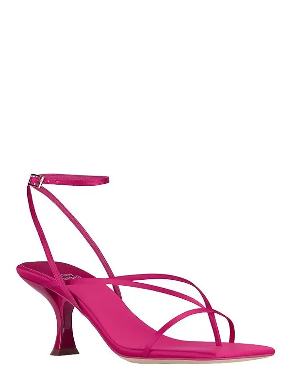 Jeffrey Campbell Strappy Sandals - Fuchia Satin