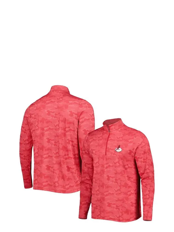 ANTIGUA Arizona Cardinals Brigade Quarter-zip Top - Red