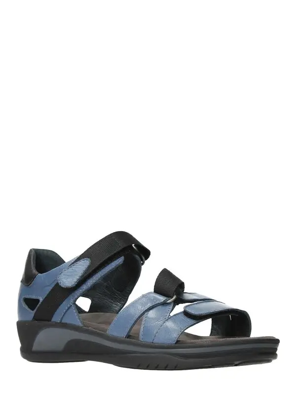 WOLKY Desh Sandal - Black Savana Leather