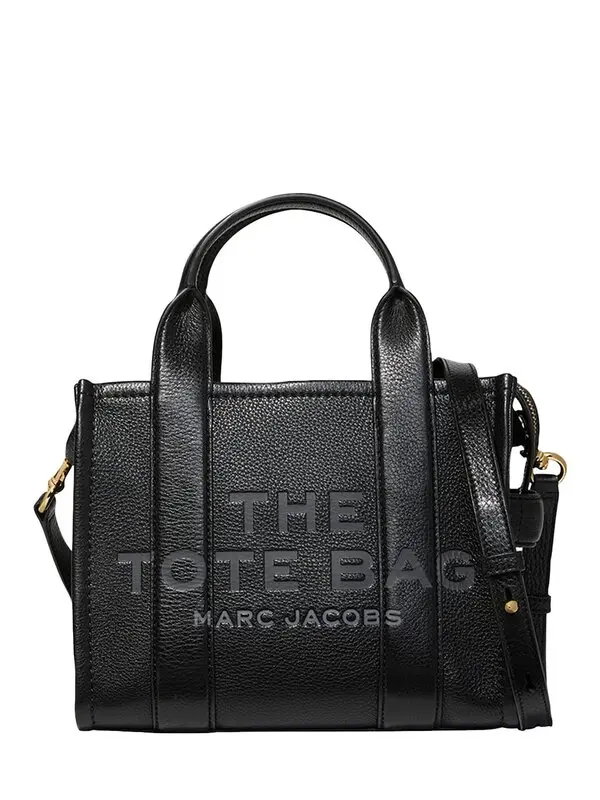 Marc Jacobs Leather Tote Bag - Black