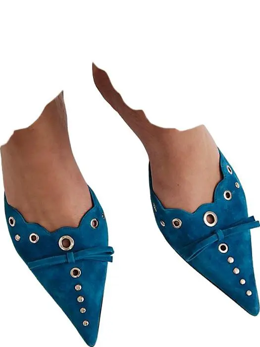 Jeffrey Campbell Arabella Heels - Blue Suede