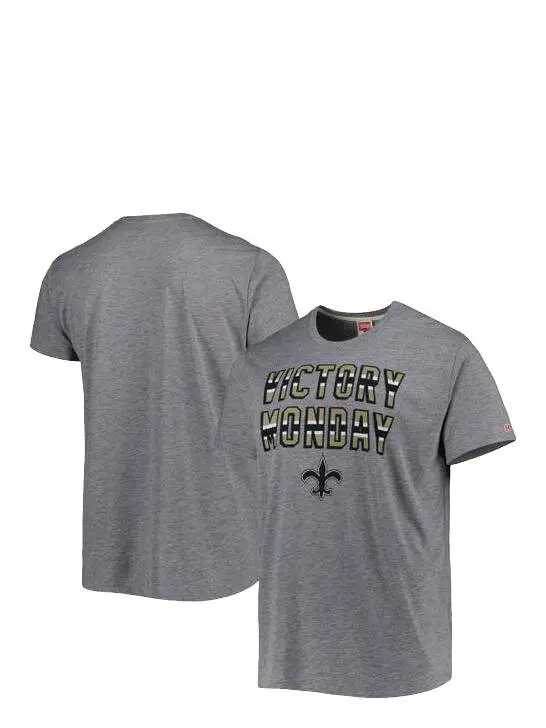 HOMAGE New Orleans Saints Victory Monday Tri-blend T-shirt - Gray