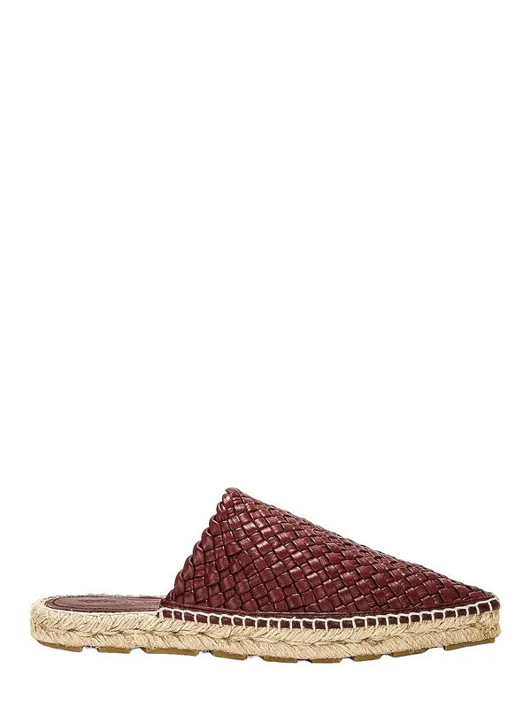 Bottega Veneta Open Back Espadrille - Merlot