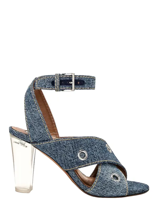 Alaïa Ankle Strap Sandal - Blue Jeans