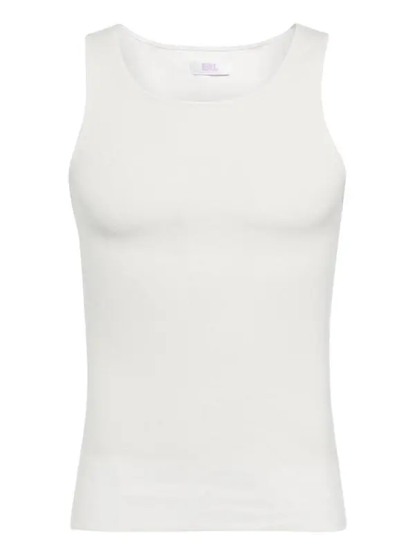 ERL Cotton Jersey Tank Top - White