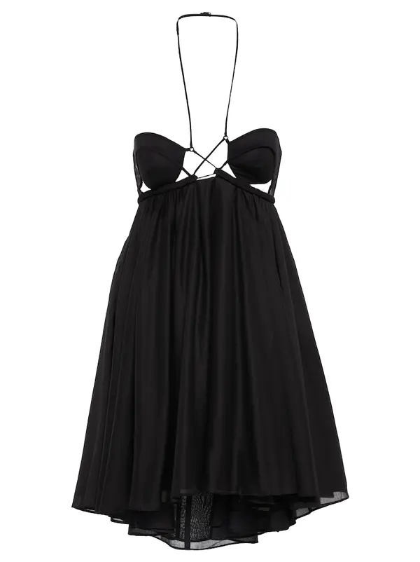 NENSI DOJAKA Cutout Mini Dress - Black
