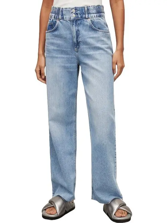 ALLSAINTS Hailey Wide-leg Jeans - Light Indigo