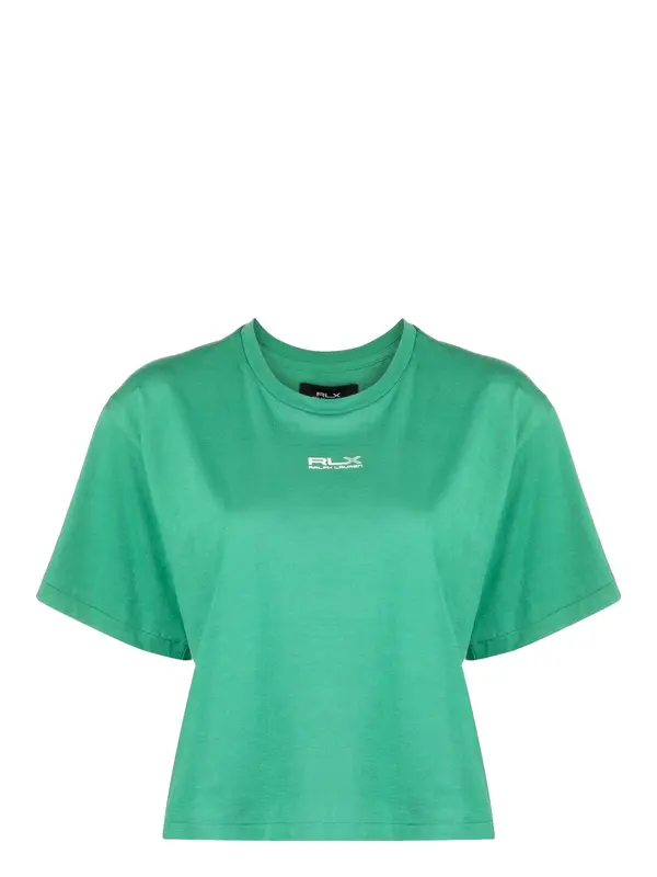 Rlx Ralph Lauren Logo-print Cotton T-shirt - Green