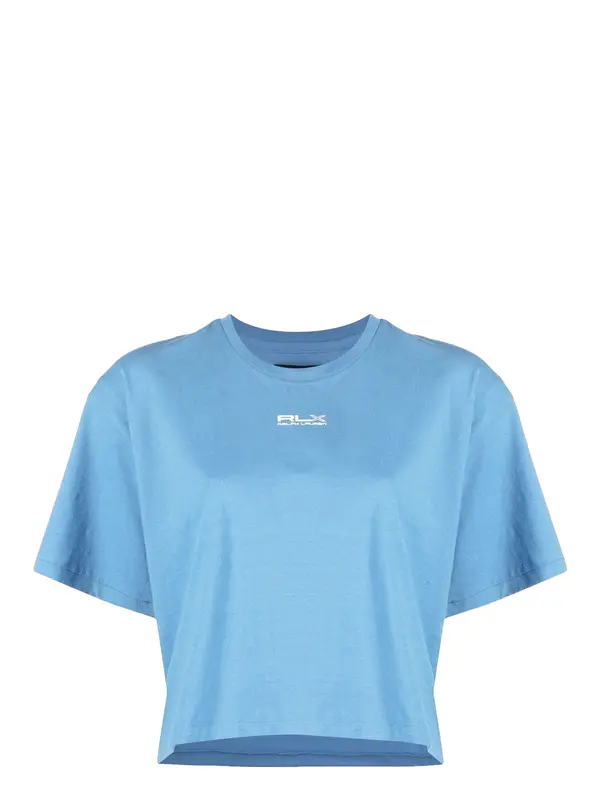 Rlx Ralph Lauren Logo-print Cotton T-shirt - Blue