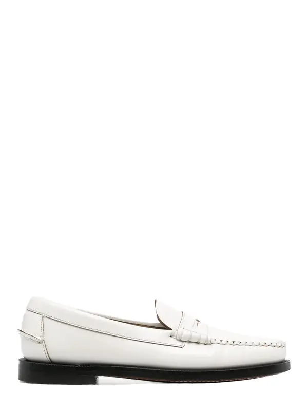 SEBAGO Dan Penny-slot Leather Loafers - White