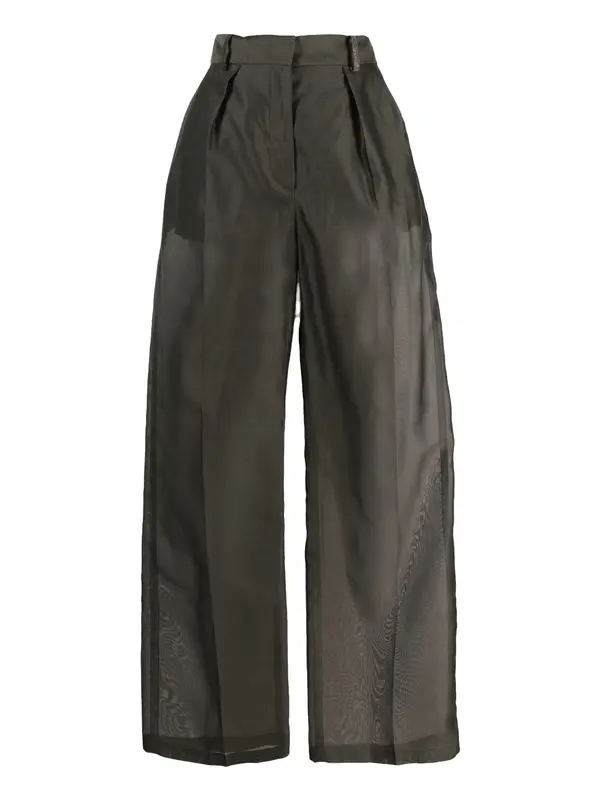 Fabiana Filippi Loose-fit Trousers - Green