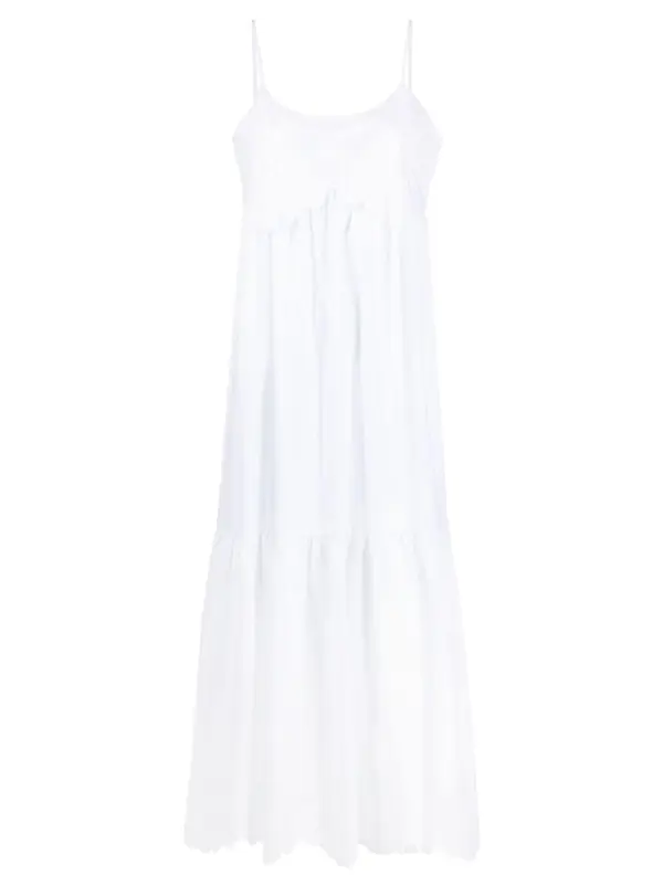 TWINSET Tiered-skirt Shift Dress - White