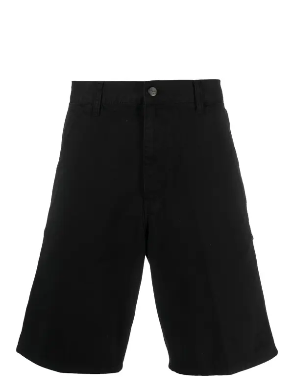 Carhartt Work In Progress Single Knee Cotton Shorts - Black