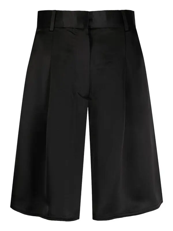 BY MALENE BIRGER High-waist Satin Shorts - Black