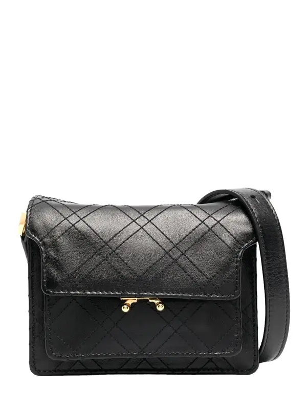 Marni Trunk Shoulder Bag - Black