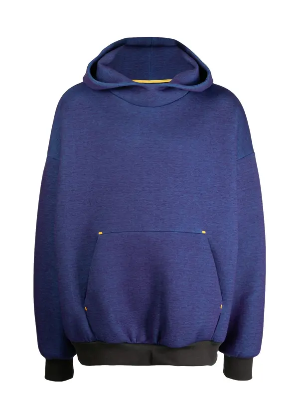 FUMITO GANRYU Cotton-blend Hoodie - Purple