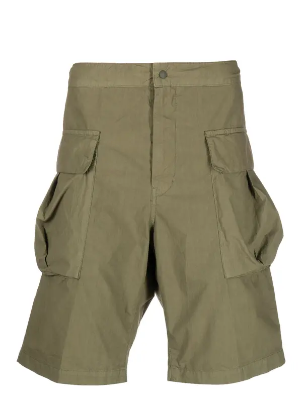 Aspesi Knee-length Cargo Shorts - Green