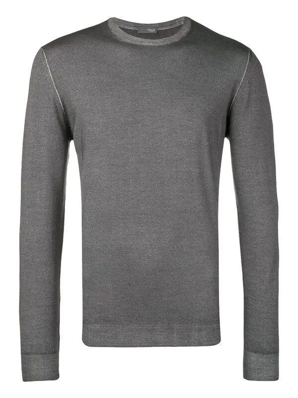 DRUMOHR Fine Knit Sweater - Grey