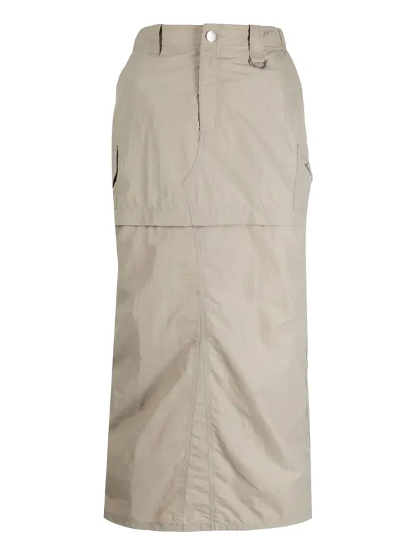 Goen.j 3-way Cargo Skirt - Brown
