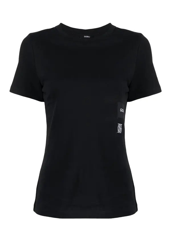 Goen.j Logo-print T-shirt - Black