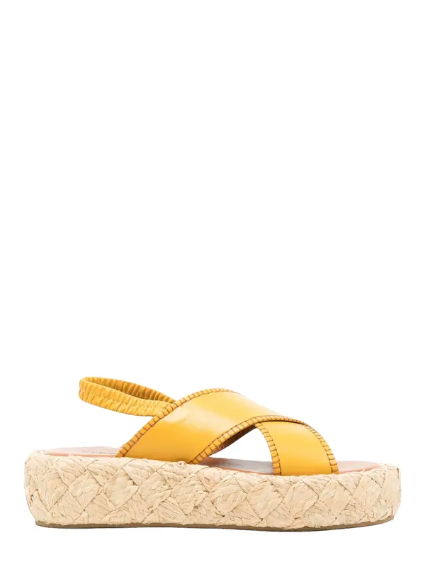 Clergerie 50mm Adom Espadrilles - Yellow