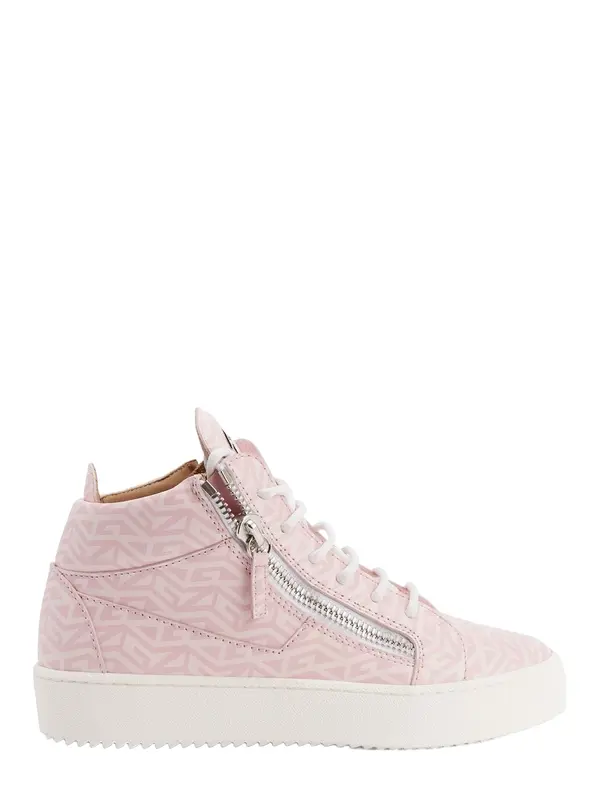 GIUSEPPE ZANOTTI Kriss Monogram Sneakers - Pink