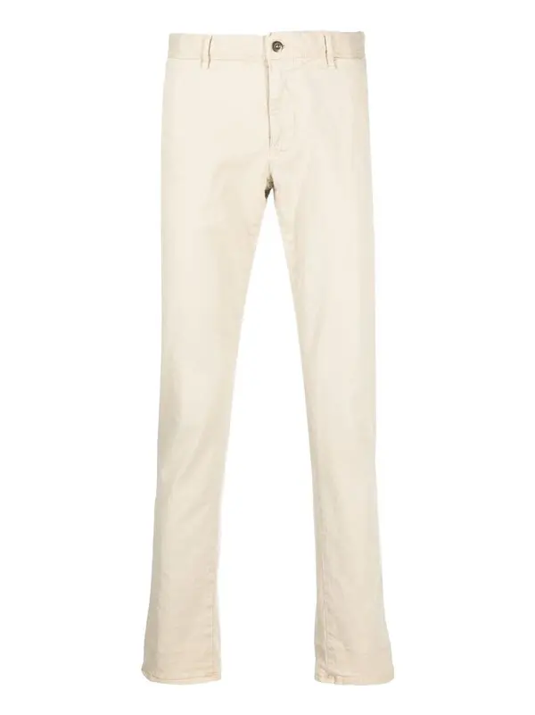 Incotex Tapered-leg Chino Trousers - Neutrals