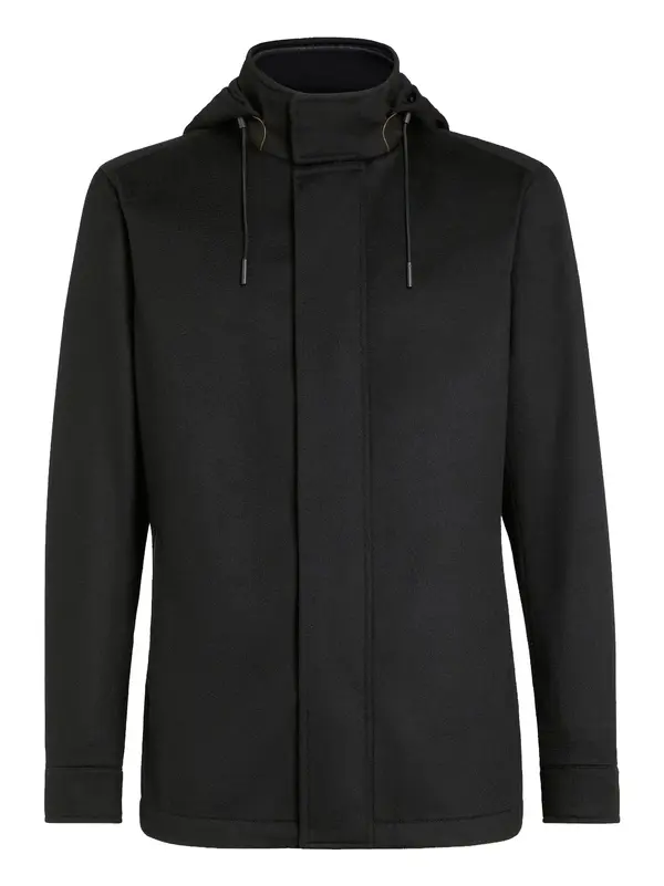 Zegna Elements Cima Oasi Cashmere Over Jacket - Black