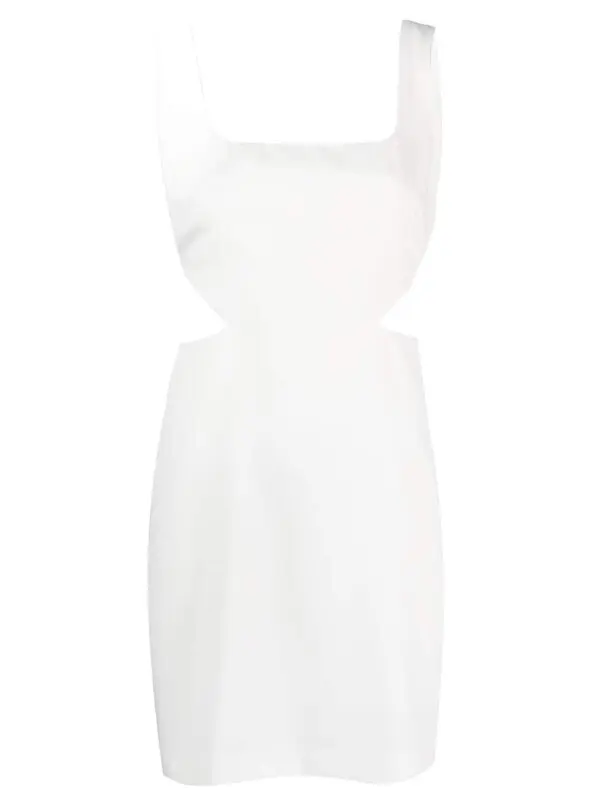 P.a.r.o.s.h Cut-out Mini Dress - White