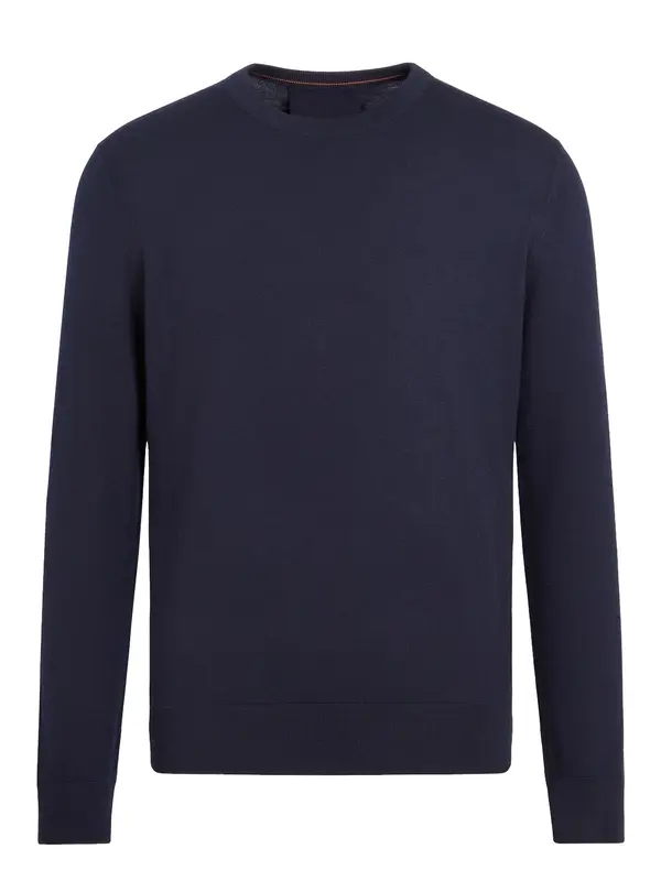 Zegna 12milmil12 Crew-neck Wool Jumper - Blue
