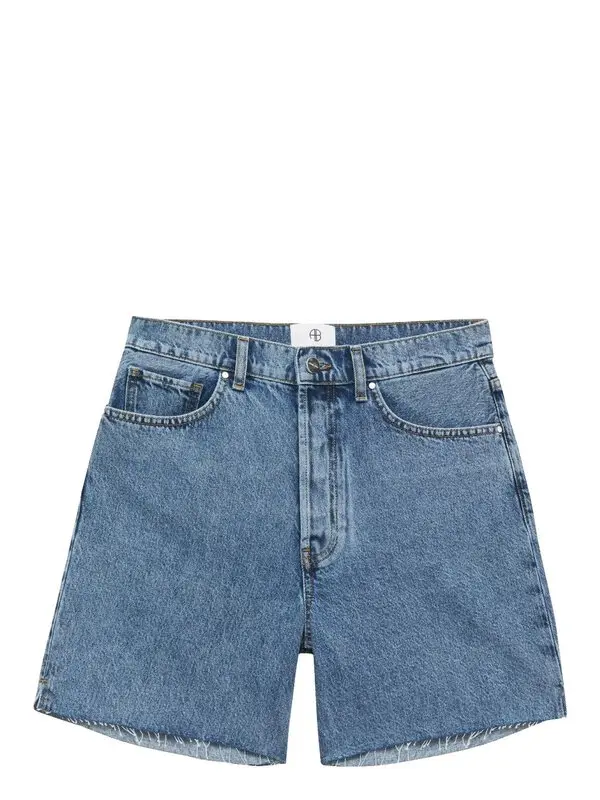 ANINE BING Kat Denim Shorts - Blue