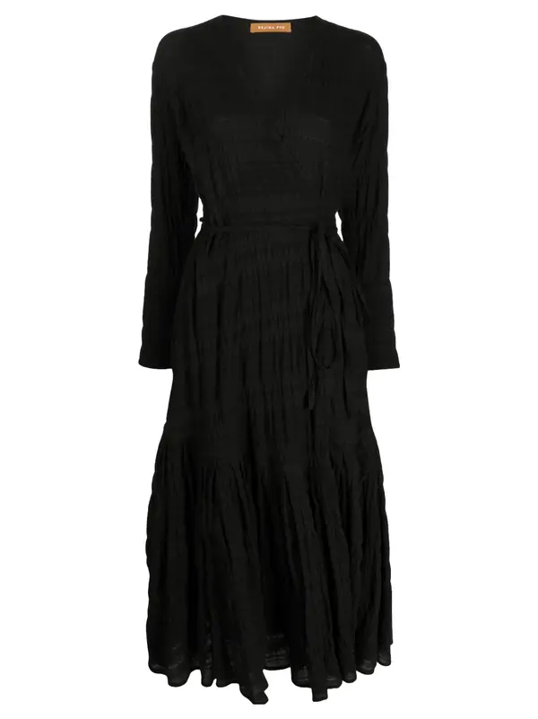 REJINA PYO Irena Wrap Dress - Black