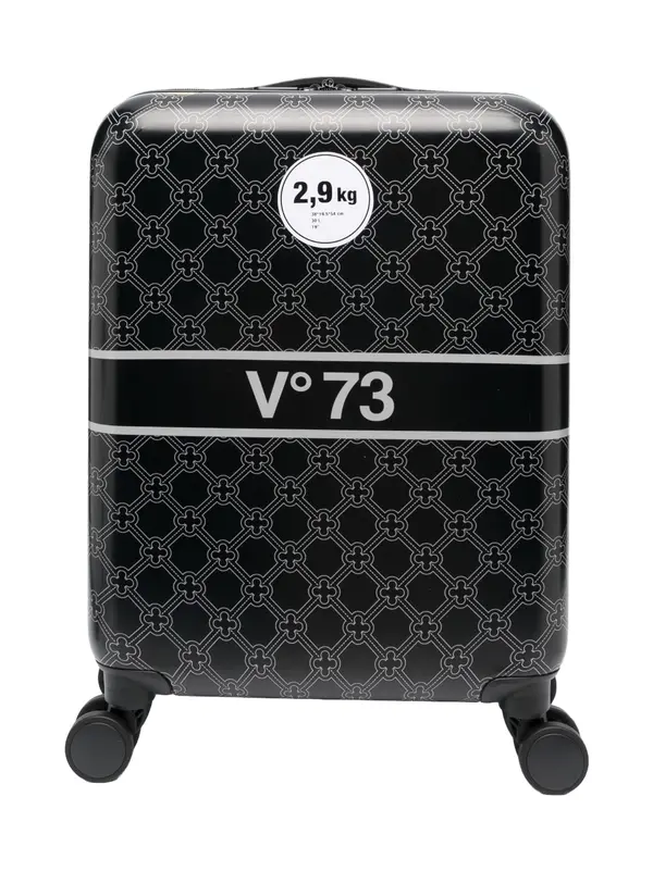 V°73 Logo-detail Travel Case - Black