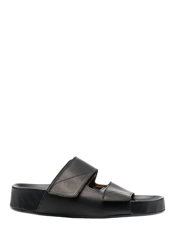 ATP ATELIER Touch-strap Sandals - Black