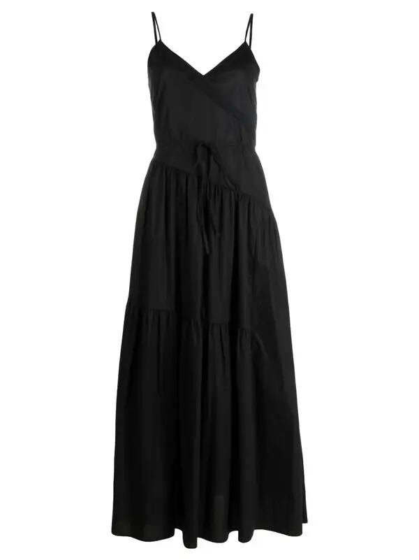 TWINSET Sleeveless Long Dress - Black