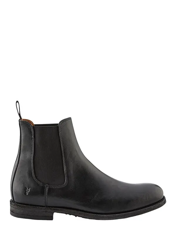 Frye Tyler Leather Chelsea Boots - Black