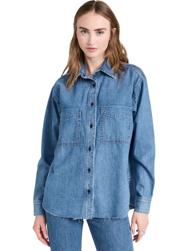 ASKK NY Oversized Denim Shirt - Palm Canyon