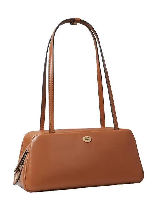 Tory Burch Robinson Satchel - Aged Tan