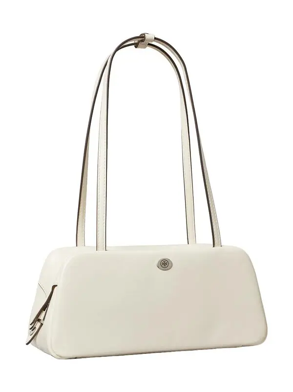 Tory Burch Robinson Satchel - Light Cream