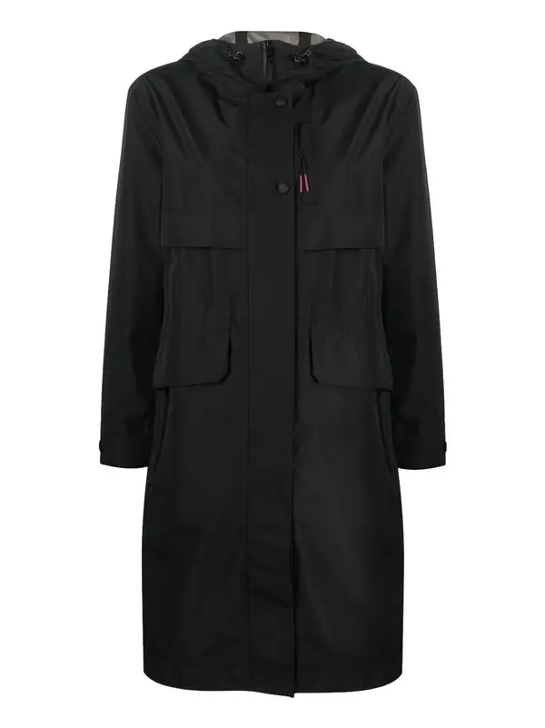 Woolrich Hooded Gore-tex Parka Coat - Black