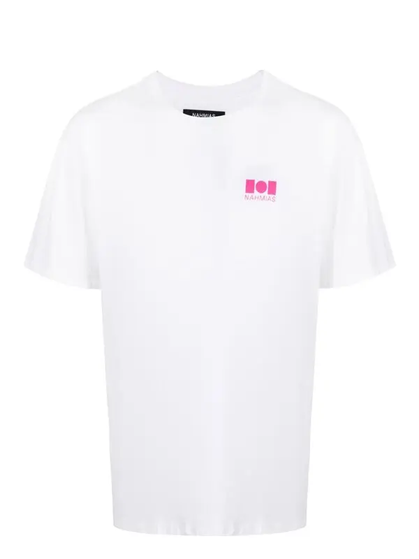 NAHMIAS Logo-print Cotton T-shirt - White