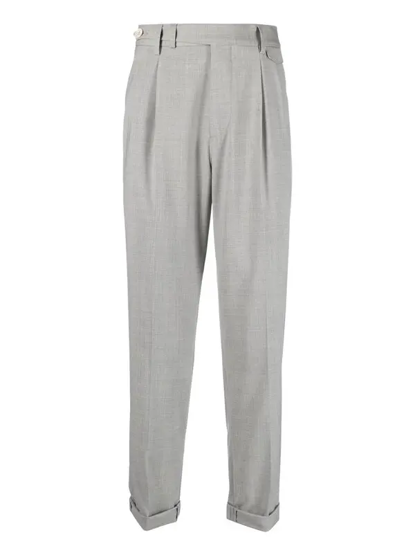 Brunello Cucinelli Cropped Tailored Trousers - Grey