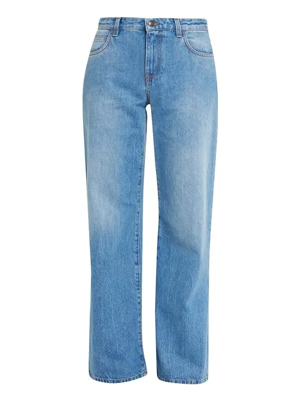 THE ROW Eglitta Straight-leg Jeans - Blue